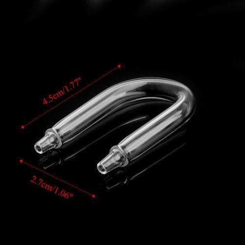 U Shape Glass Tube หลอดแก้วรูปทรงตัวยู ป้องกันการหักงอของสาย Co2 บริเวณ ...