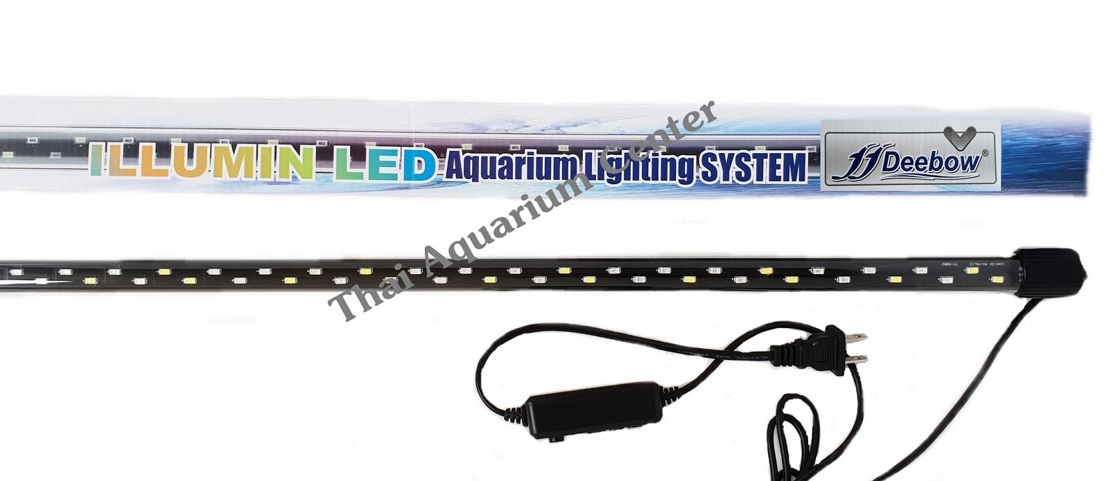 Deebow Dee-L60 หลอดไฟ LED แช่ในน้ำใส่ตู้เลี้ยงปลา กุ้ง กำลังไฟ 24 วัตต์ ...