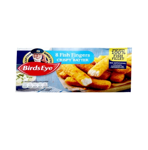 Birds Eye Crispy Fish Fingers 224g (Frozen & Fresh Shipping)