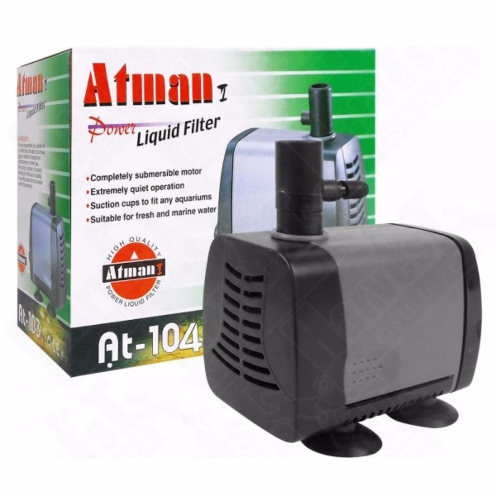 ปั้มน้ำขนาดกลาง 1200-10000 L/Hr Atman AT-104 | Ninekaow.com