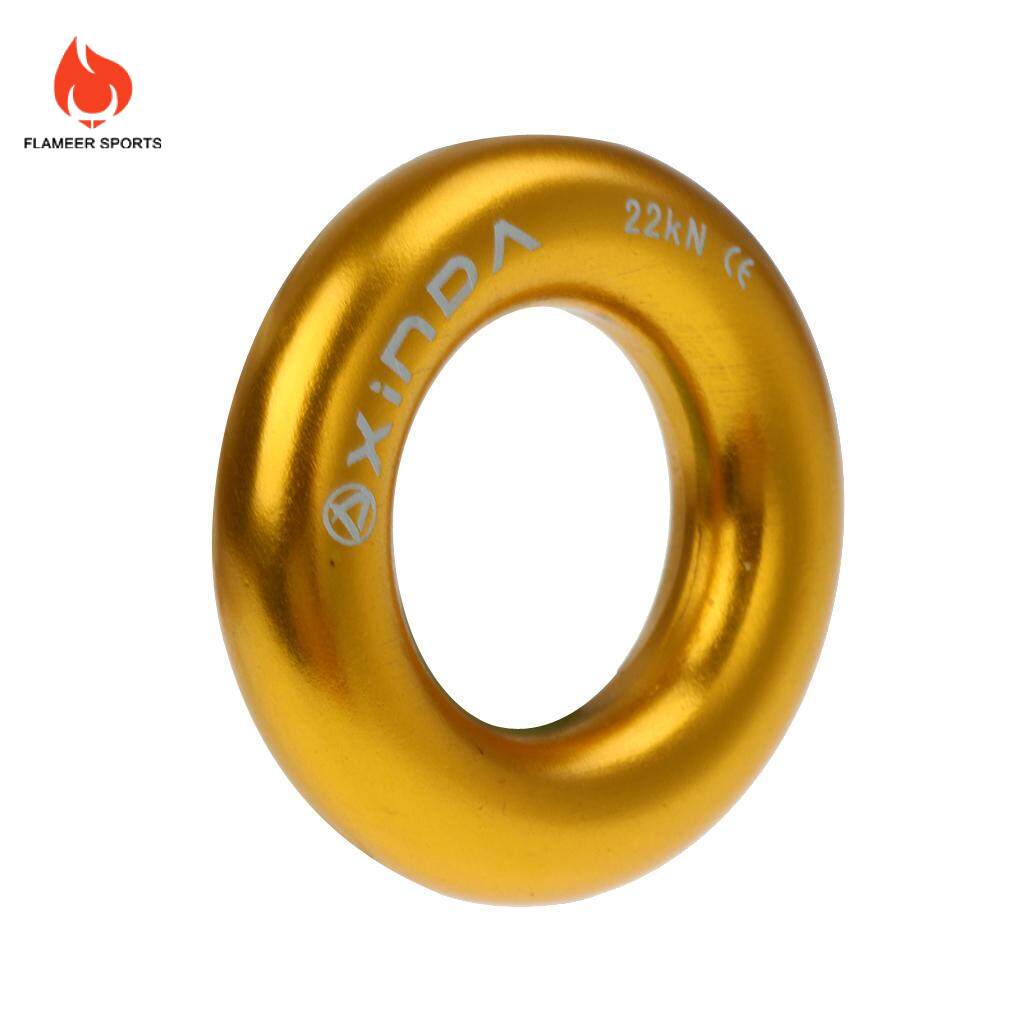 Flameer aluminium 22kn rappel Ring BAIL-outs O-ringสำหรับการปีนเขาปีนเขา