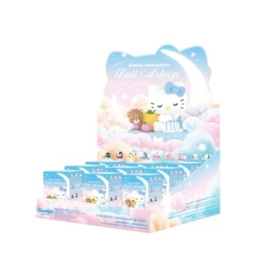 POP MART Bubbles Sanrio Family Enron Sleep Blind Box Hands Do Cartoon ...