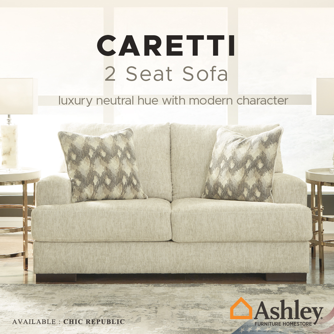 Ashley โซฟา 2 ที่นั่ง รุ่น CARETTI/2,2 Seater Sofa