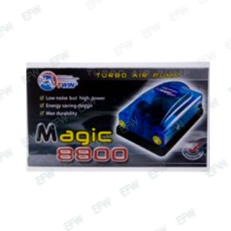 Air Pump Twin ปั้มลม ปั้มออกซิเจน 2 ทาง Magic 8800 ตู้ปลา หัวคู่ แรงดัน ...
