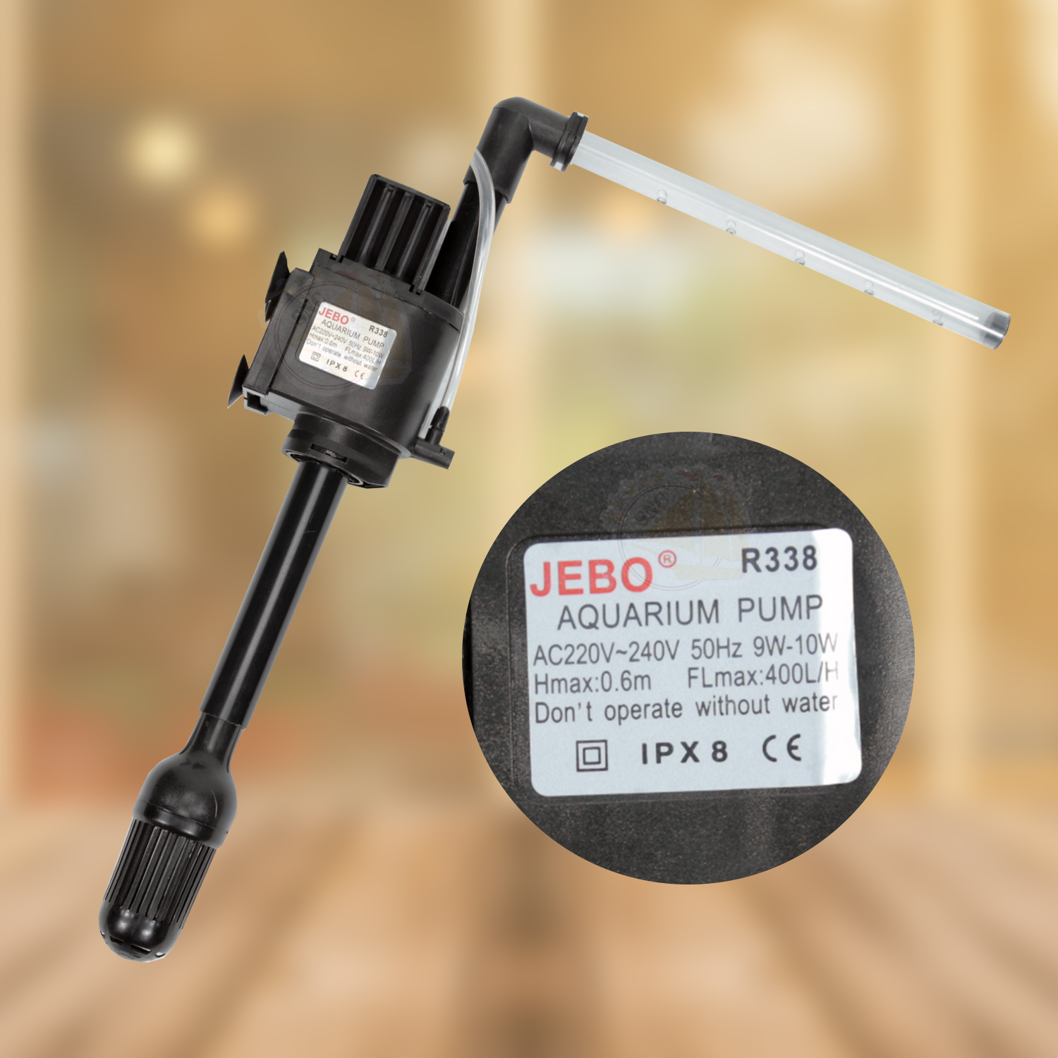 ตู้ปลานาโน JEBO R338 อุปกรณ์ครบพร้อมใช้ 4in1 (สีดำ) | Ninekaow.com