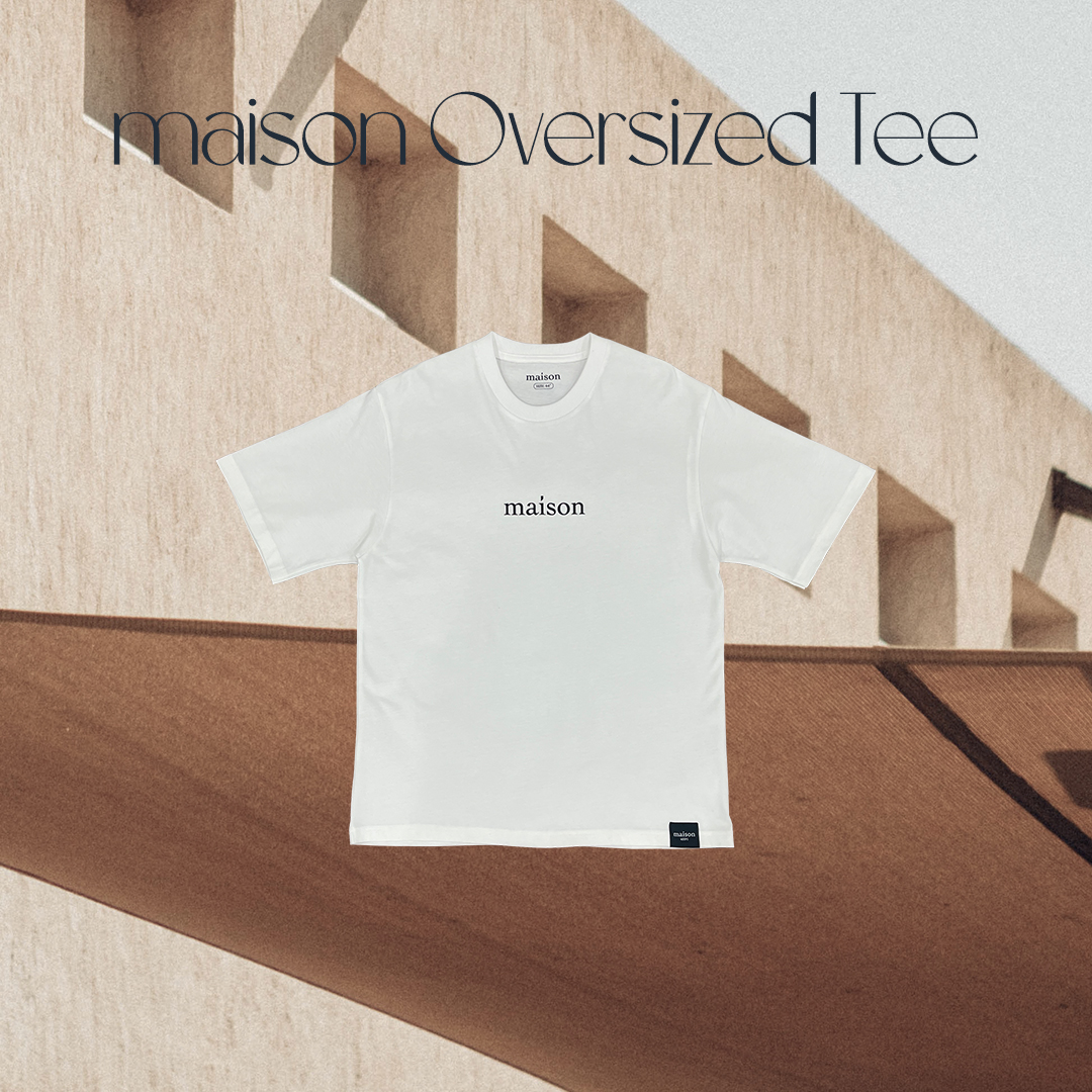 maison KEEPS | Oversized Tee | Unisex | เสื้อยืด ทรง oversized ผ้านุ่ม ...