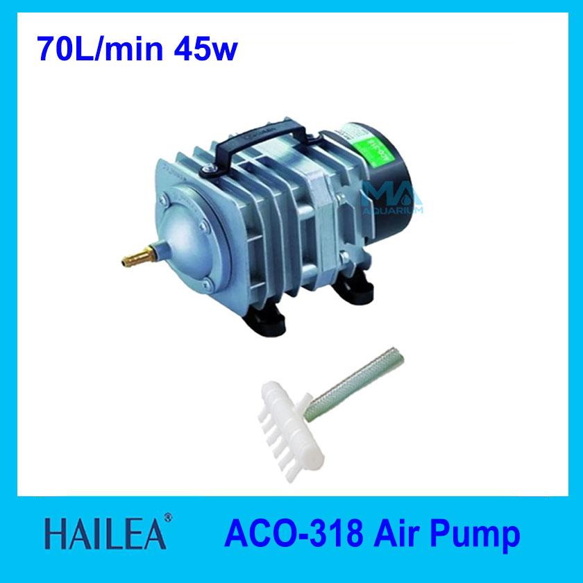 HAILEA ACO-318 Air Pump ปั้มลมลูกสูบ ปั้มอ๊อกซิเจน แรงลมดี | Ninekaow.com