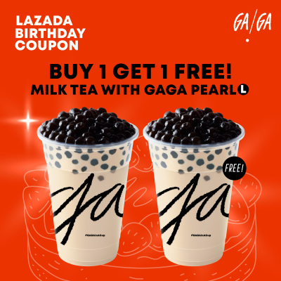 [เฉพาะวันที่ 4-7 พ.ค. 68] [E-Voucher] GAGA ซื้อ 1 แถม 1 BOGO Milk Tea ...