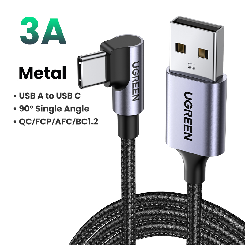 UGREEN สายชาร์จ สายชาร์จมือถือ USB Type C 3A Fast Charge & Data Cable ...