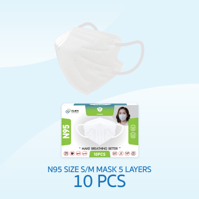 N95 Protect Plus mask - หน้ากากอนามัย N95 V-shape หน้ากากกันฝุ่น PM2.5 หน้ากากการแพทย์