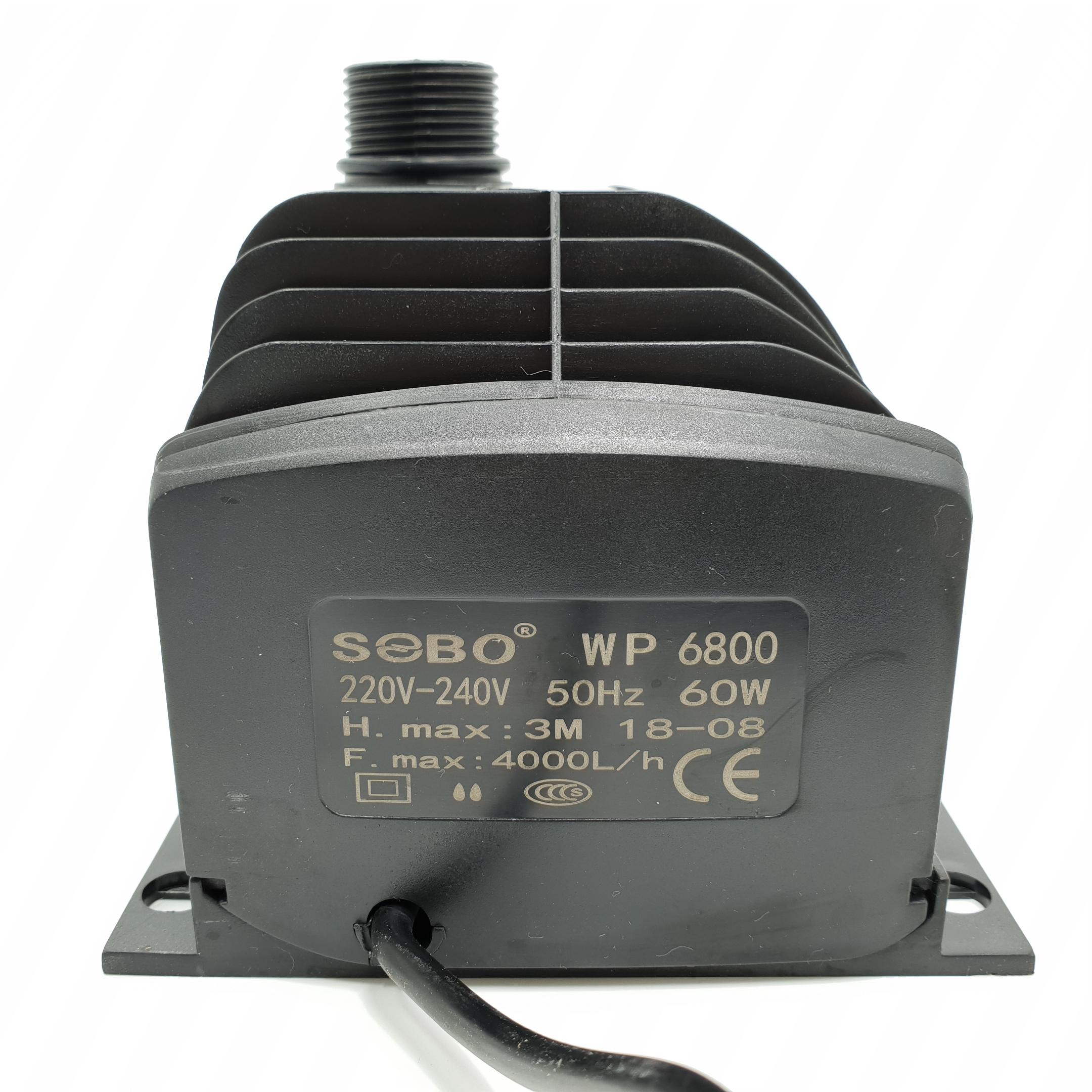 SOBO WP-6800 ปั้มน้ำตู้ปลา ปั๊มน้ำบ่อปลา ปั๊มน้ำ ปั๊มแช่ ปั๊มน้ำพุ | Ninekaow.com