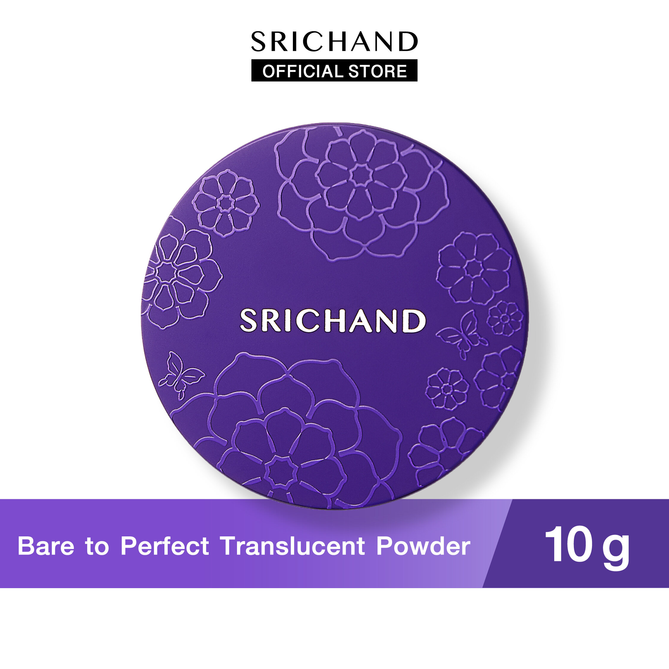 SRICHAND ศรีจันทร์แป้งม่วงเจน 2 แบร์ ทู เพอร์เฟค ทรานส์ลูเซนท์ พาวเดอร์ (10 กรัม) Bare to ...