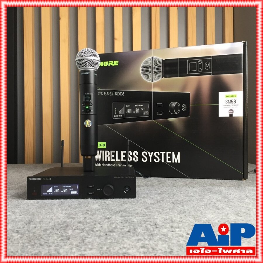 Shure SLXD24D/SM58 Dual-Channel Wireless Vocal Microphone, 56% OFF