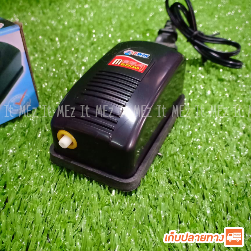 ปั๊มลม ปั๊มออกซิเจน 1 ทาง Mega 6000 สำหรับเลี้ยงกุ้งปลา คุณภาพดี แข็งแรงทนทาน อุปกรณ์ครบพร้อมใช้ ...