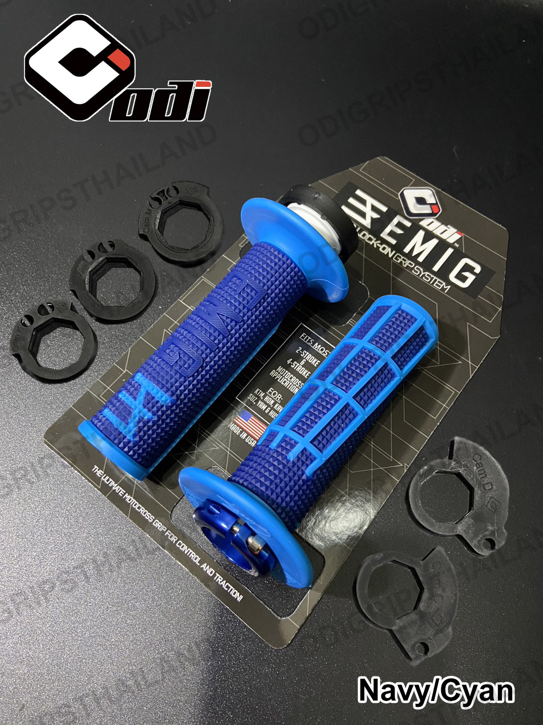 ปลอกแฮนด์ ODI ของแท้ 💯% EMIG 2.0 V2 LOCK-ON GRIP SET