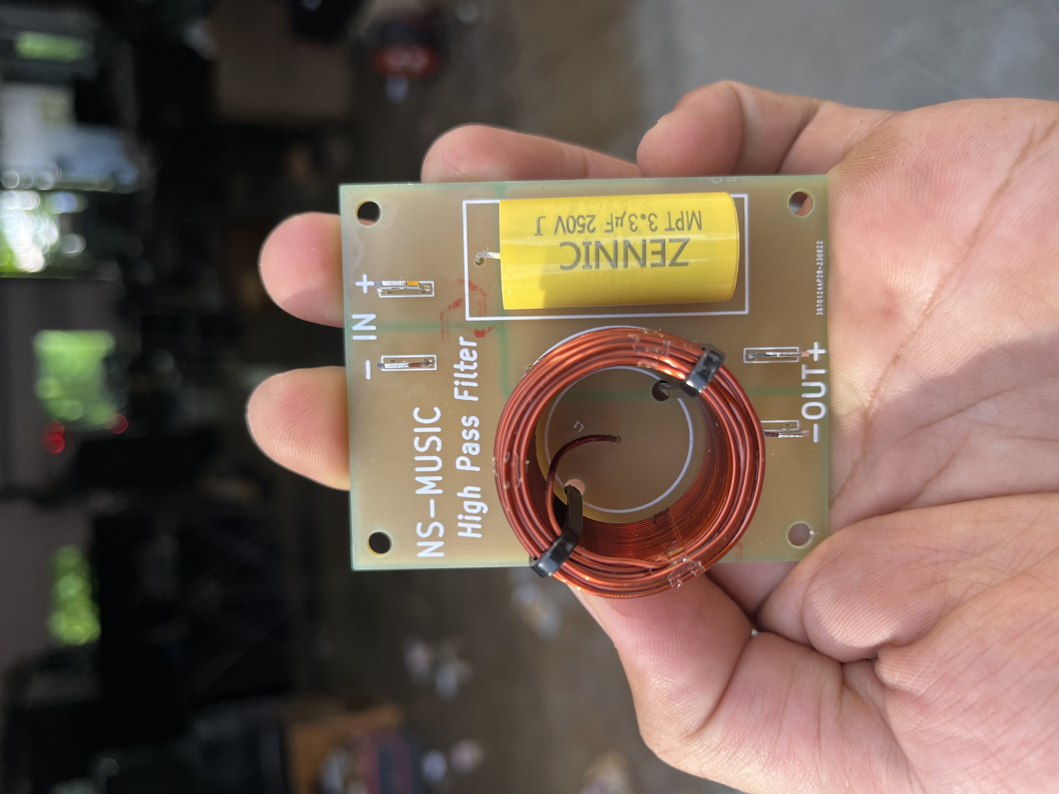 เนตเวิร์คลำโพงเสียงแหลม เนตเวิร์ค NS MUSIC ตัวกรองเสียงแหลม Network Hi