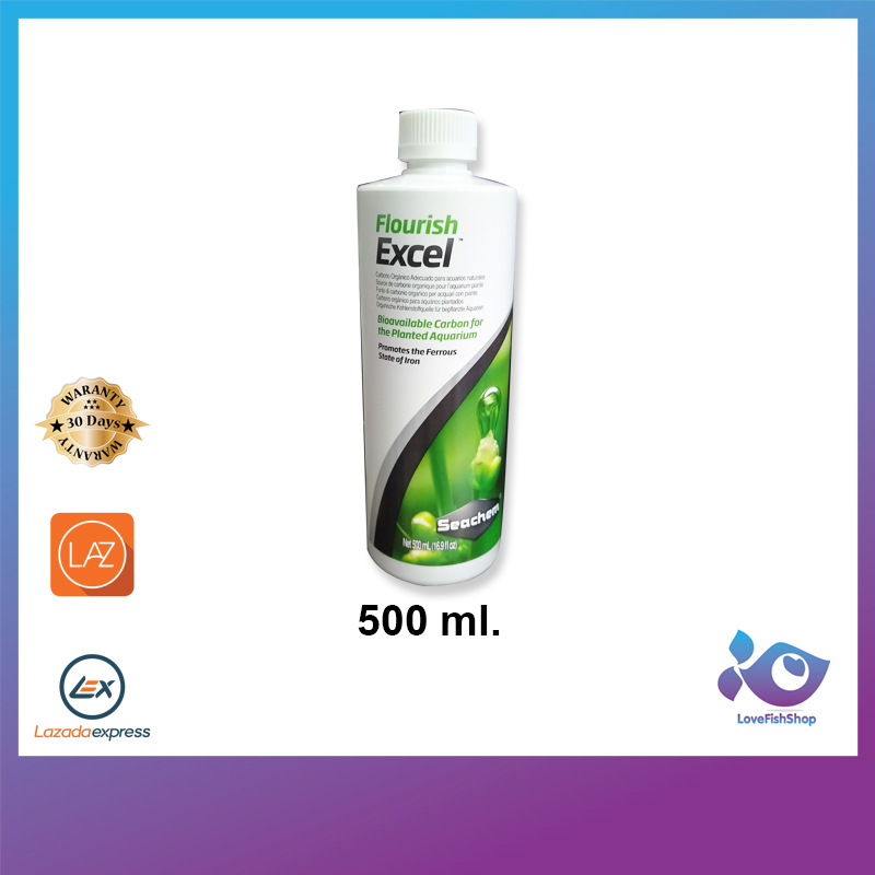 คาร์บอนน้ำ Seachem Flourish Excel 500 ml. ราคา 750 บาท | Ninekaow.com