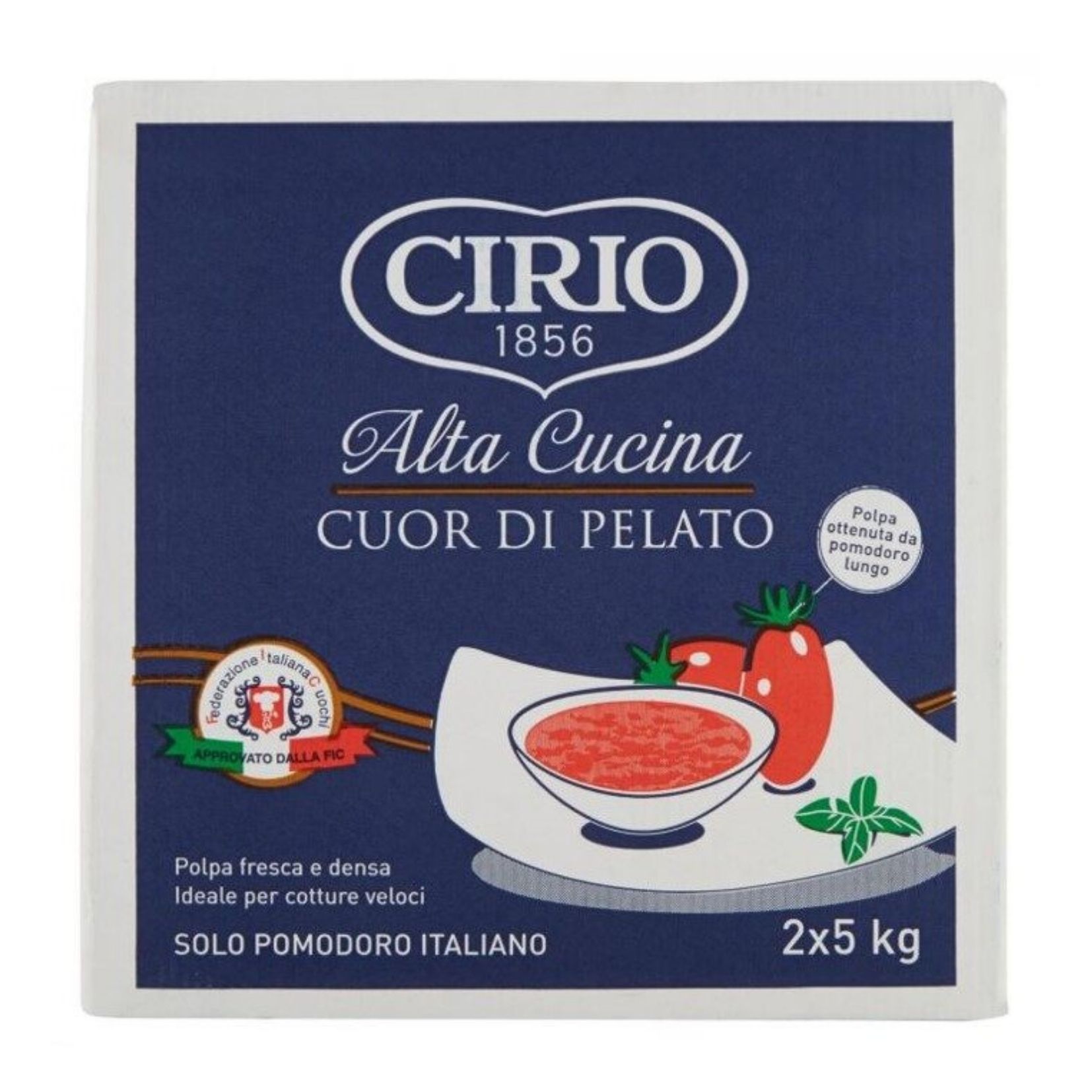Cuor Di Pelato Crushed Peeled Tomatoes 2x5kg Cirio brand ราคาถูก 2,479 ...
