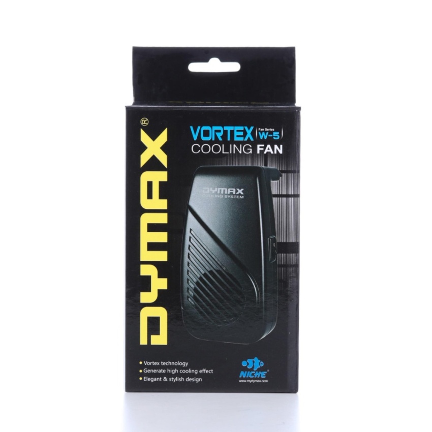Dymax พัดลมสำหรับตู้ปลา รุ่น Vortex W-5 (สีขาว) | Ninekaow.com