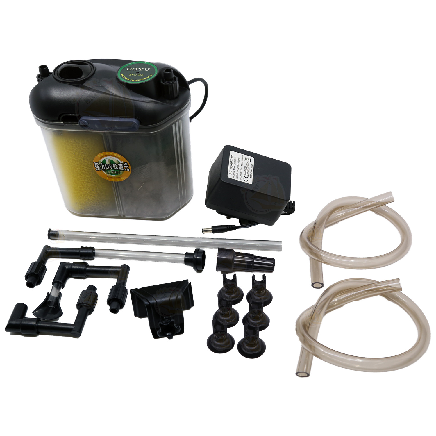 กรองนอก BOYU External Filter Canister UV EFU-05 กรองนอกตู้ปลาพร้อมยูวี ...