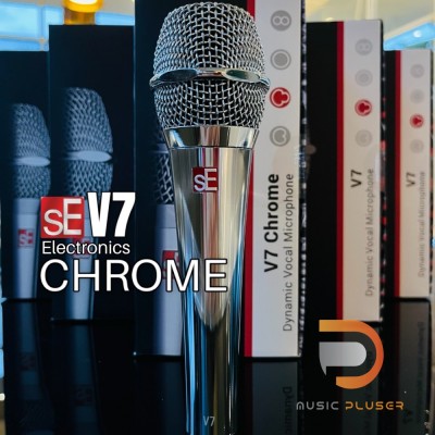SE Electronic V7 Chrome sE V7 เป็นไมค์ Dynamic รับเสียงแบบ Supercardioid ให้เสียงชัดเจน ความที่ ...