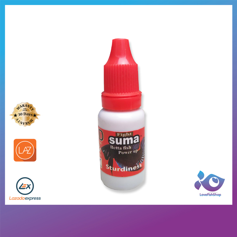 ผลิตภัณฑ์ ยากระตุ้นปลากัด Suma Fight 12 ml. ราคา 180 บาท | Ninekaow.com