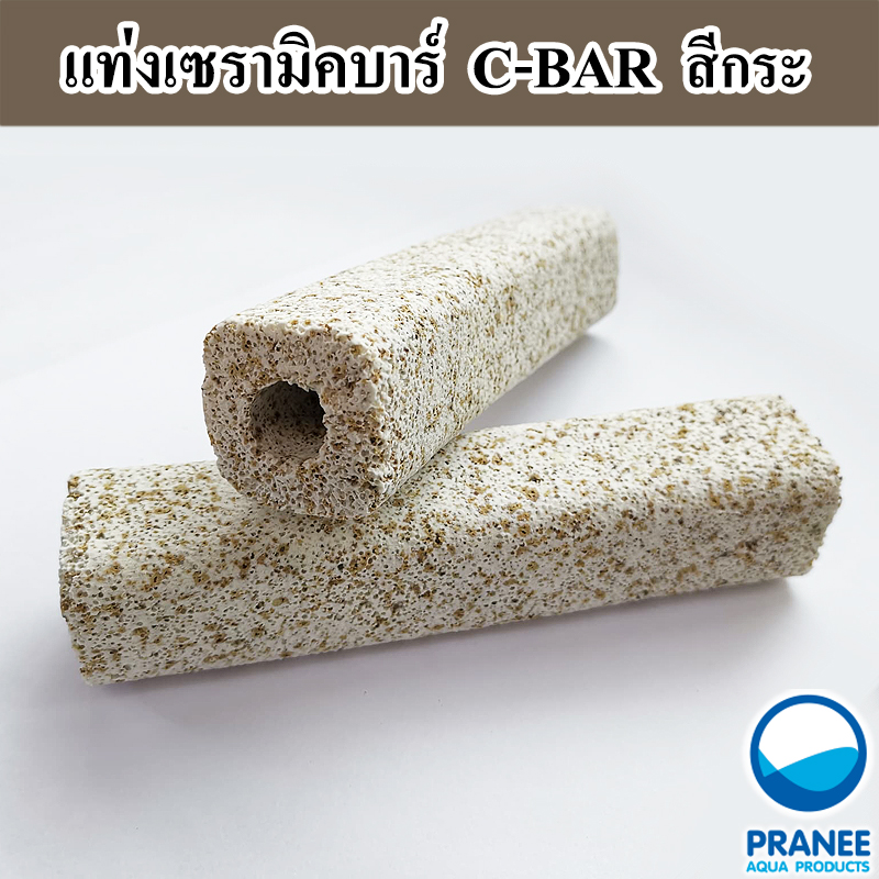 เซรามิคบาร์ C-Bar (สีกระน้ำตาล) วัสดุกรองแบบมีรูพรุน | Ninekaow.com