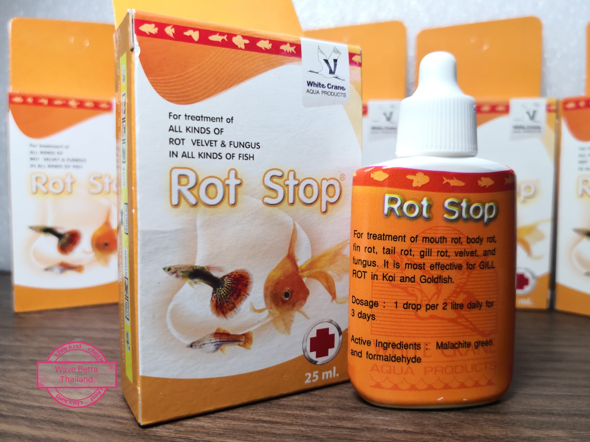 Rot Stop 25 Ml. ผลิตภัณฑ์ใช้ควบคุมปรสิตภายนอก และป้องกันอาการที่เกิด ...
