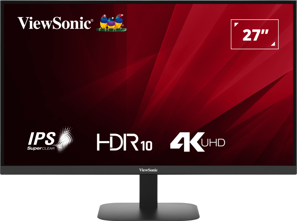 ViewSonic VA2708-4K-MHD 27” IPS 4K UHD Monitor with Built in Speaker ...
