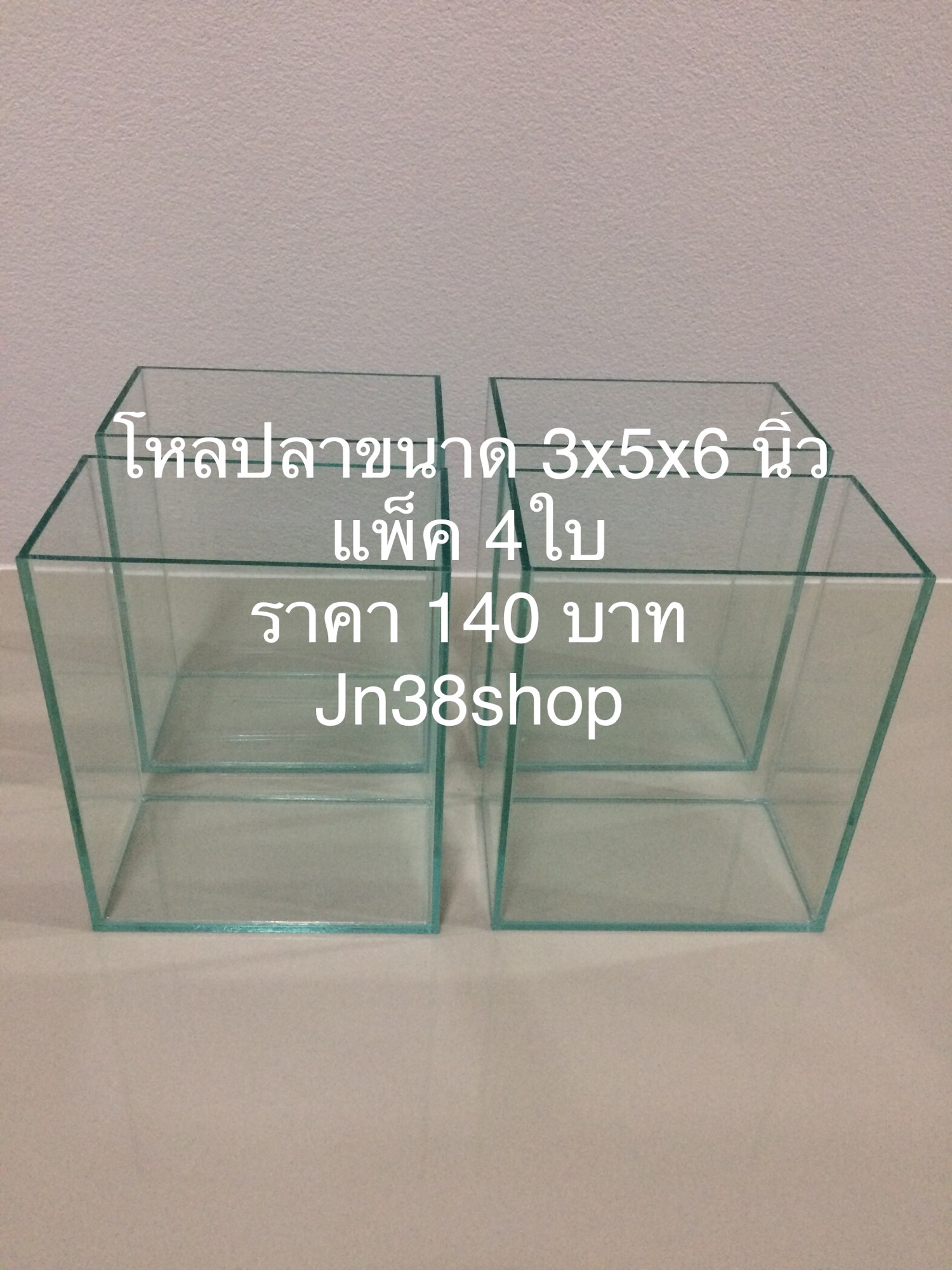 โหลปลา ขนาด 3x5x6 นิ้ว แพ็ค 4 ใบ | Ninekaow.com