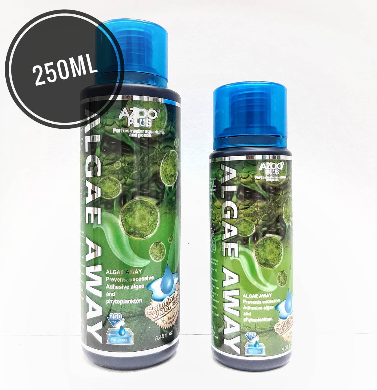 AZOO : ALGAE AWAY (250ml) น้ำยากำจัดตะไคร่ จบทุกปัญหาตะไคร่ ในขวดเดียว ไม่เป็นอันตราย ต่อพืชน้ำ ...