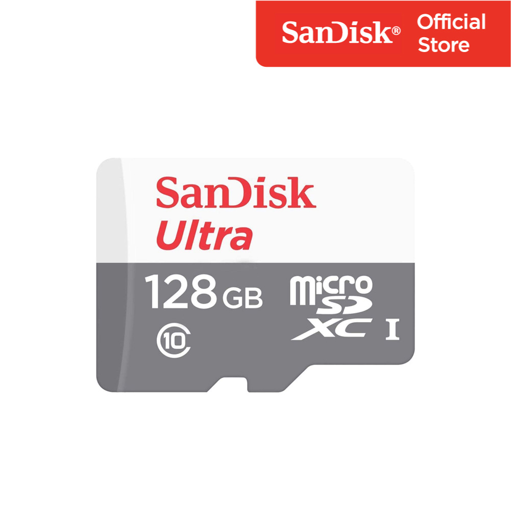 Sandisk Micro Ultra Lite Speed 100MB , 128GB ,C10, UHS-1,R, 3x5 ...