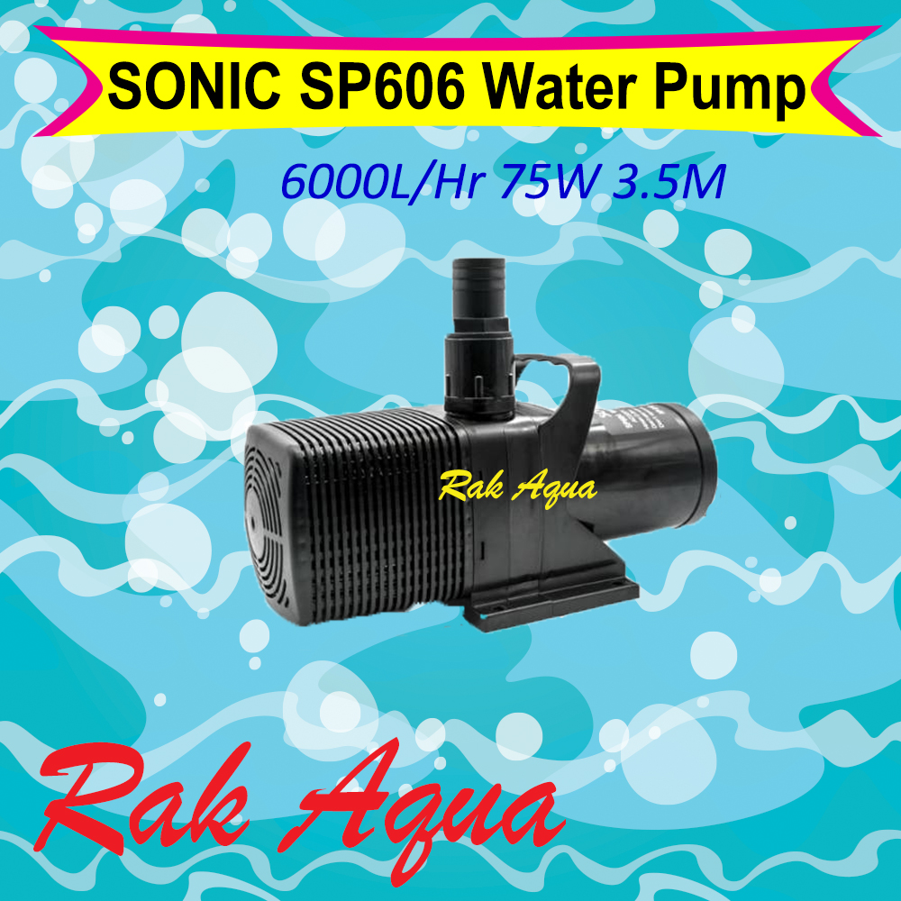 ปั้มน้ำ SONIC SP606 Water Pump - 6000 L/Hr 75w | Ninekaow.com